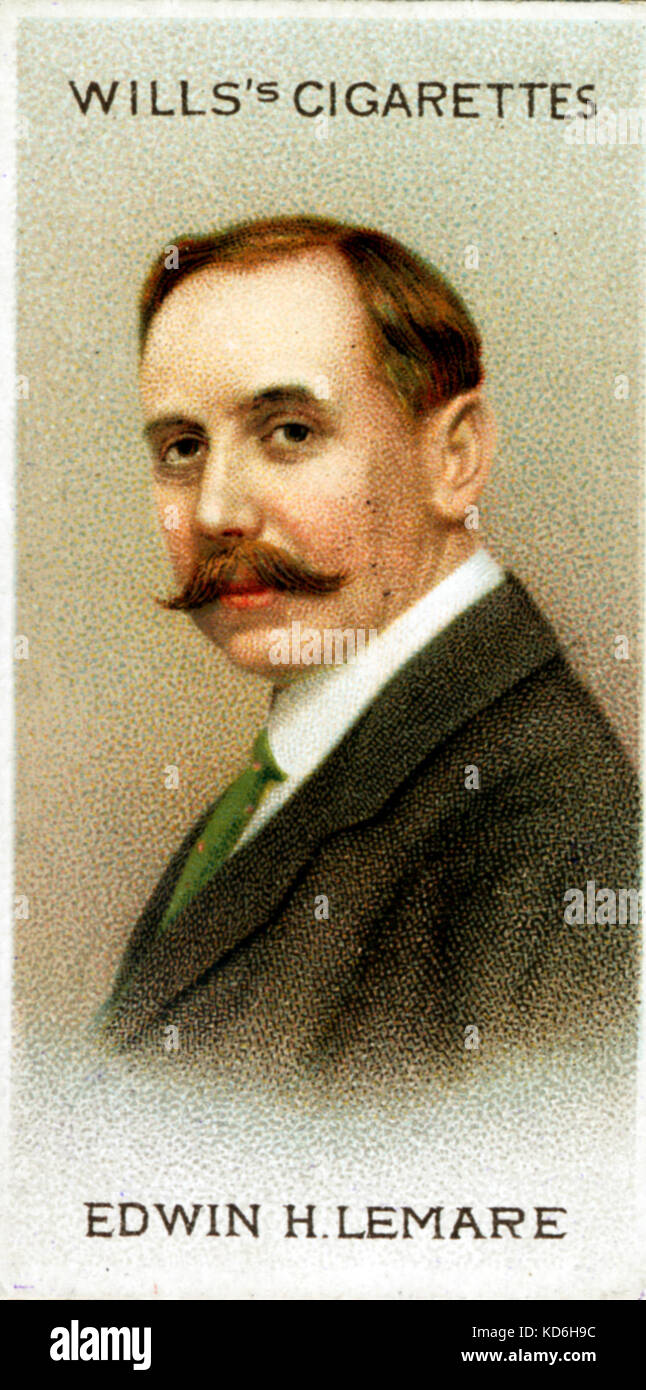 Edwin H. Lemare portrait on Wills's Cigarettes card, published in ...
