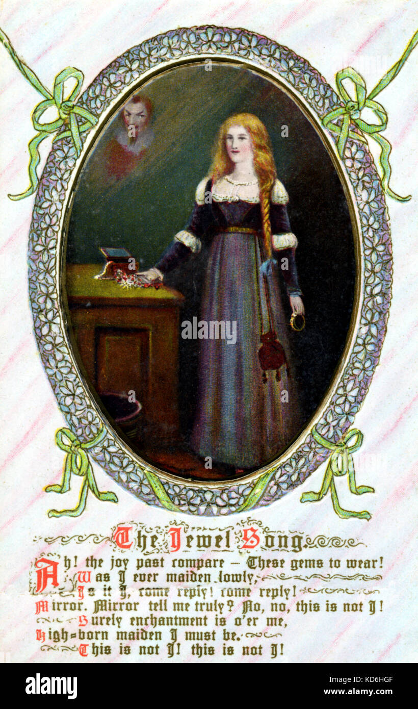 Charles Gounod's opera 'Faust' derives from Goethe's treatment of the ...