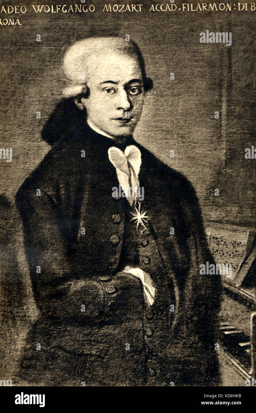 Wolfgang mozart painting hi-res stock photography and images - Alamy