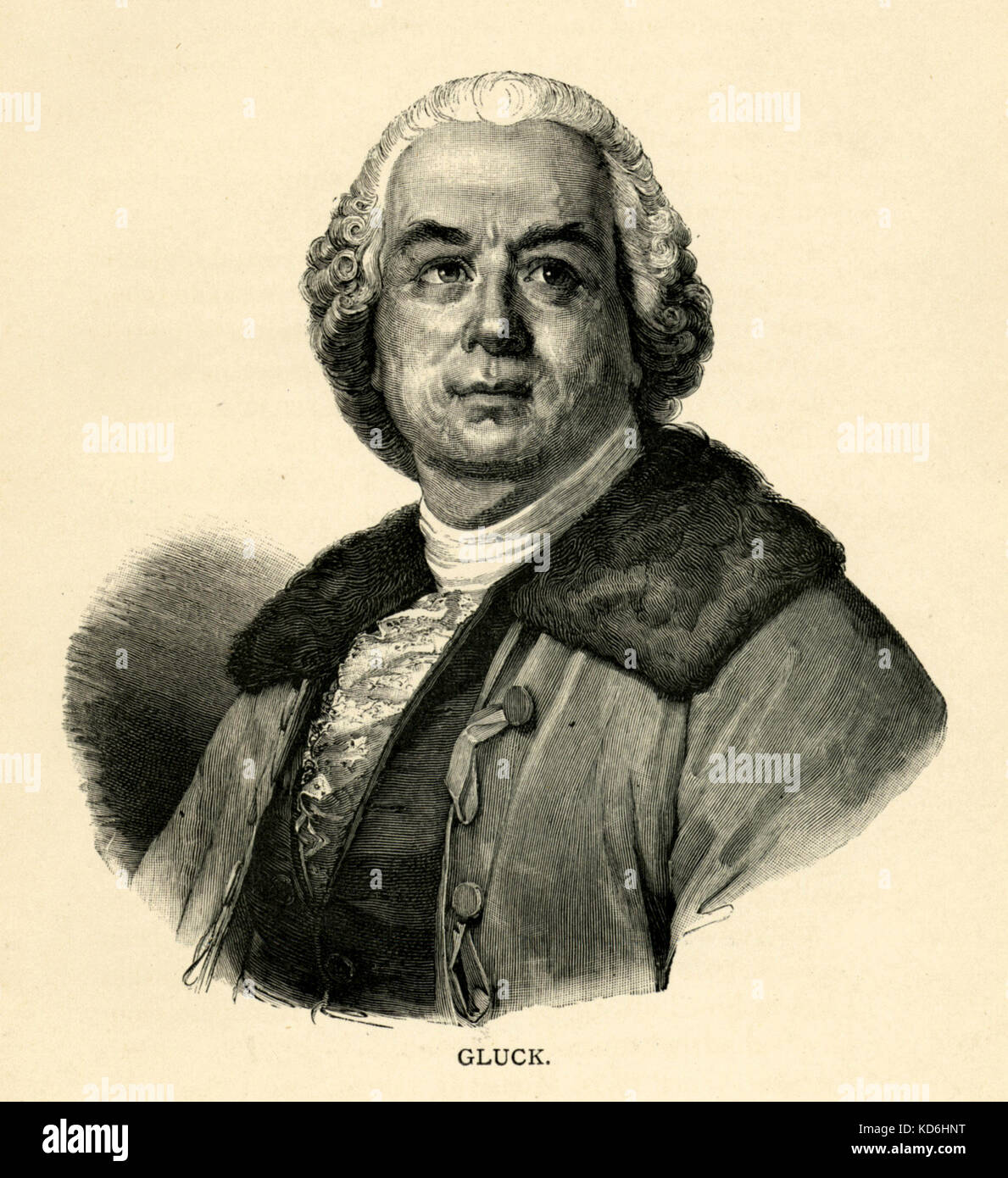 Christoph willibald gluck 1714 1787 bohemian german composer hi-res ...