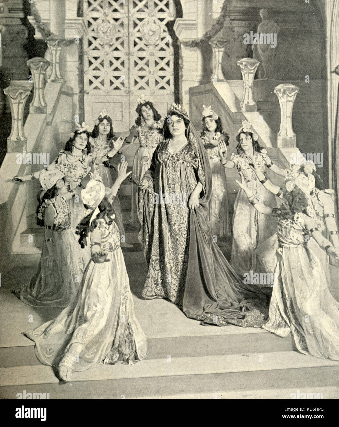 Isidore De Lara's opera Messaline at the Théatre de Monte-Carlo in 1899 ...