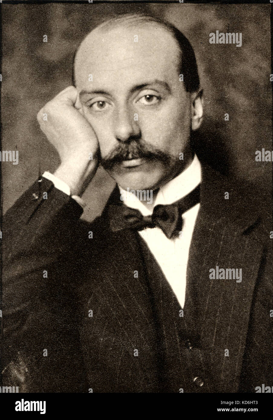 Adrian Boult. Head leaning on hand, 1920's British conductor, 1889-1983 Herbert Lambert photo ...
