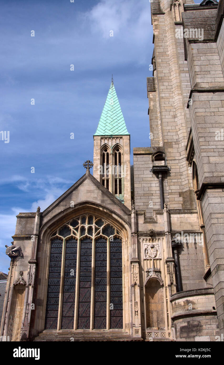CORNWALL; TRURO; SECTION THE CATHEDRAL Stock Photo - Alamy