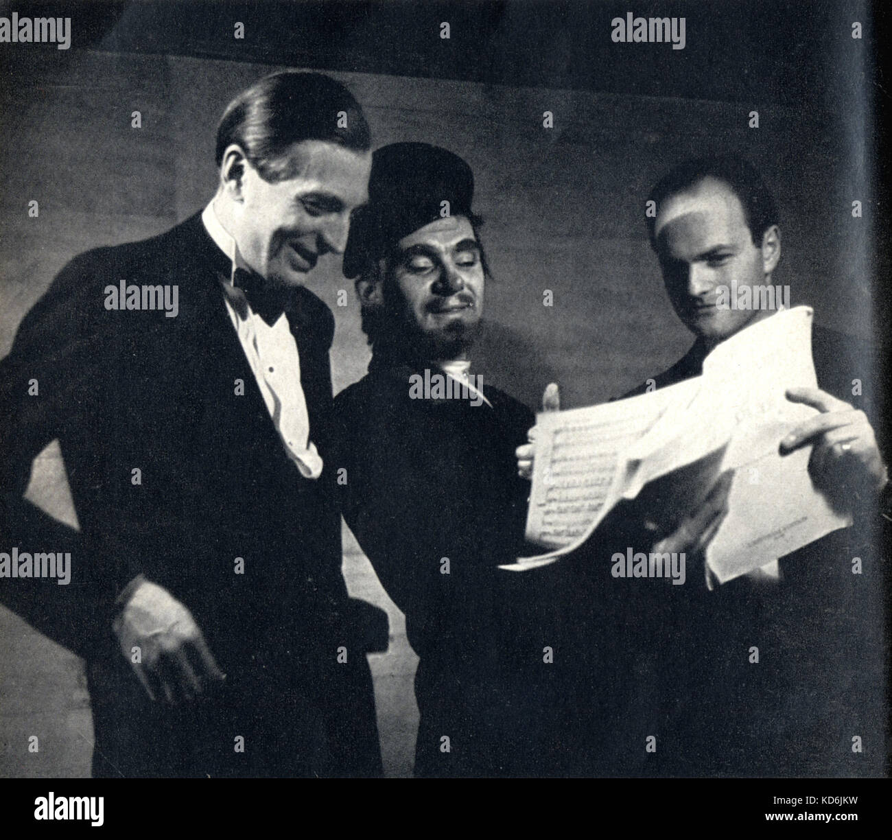 Alexander Tcherepnin (left) at the première of his opera 'Ol-Ol' in New ...