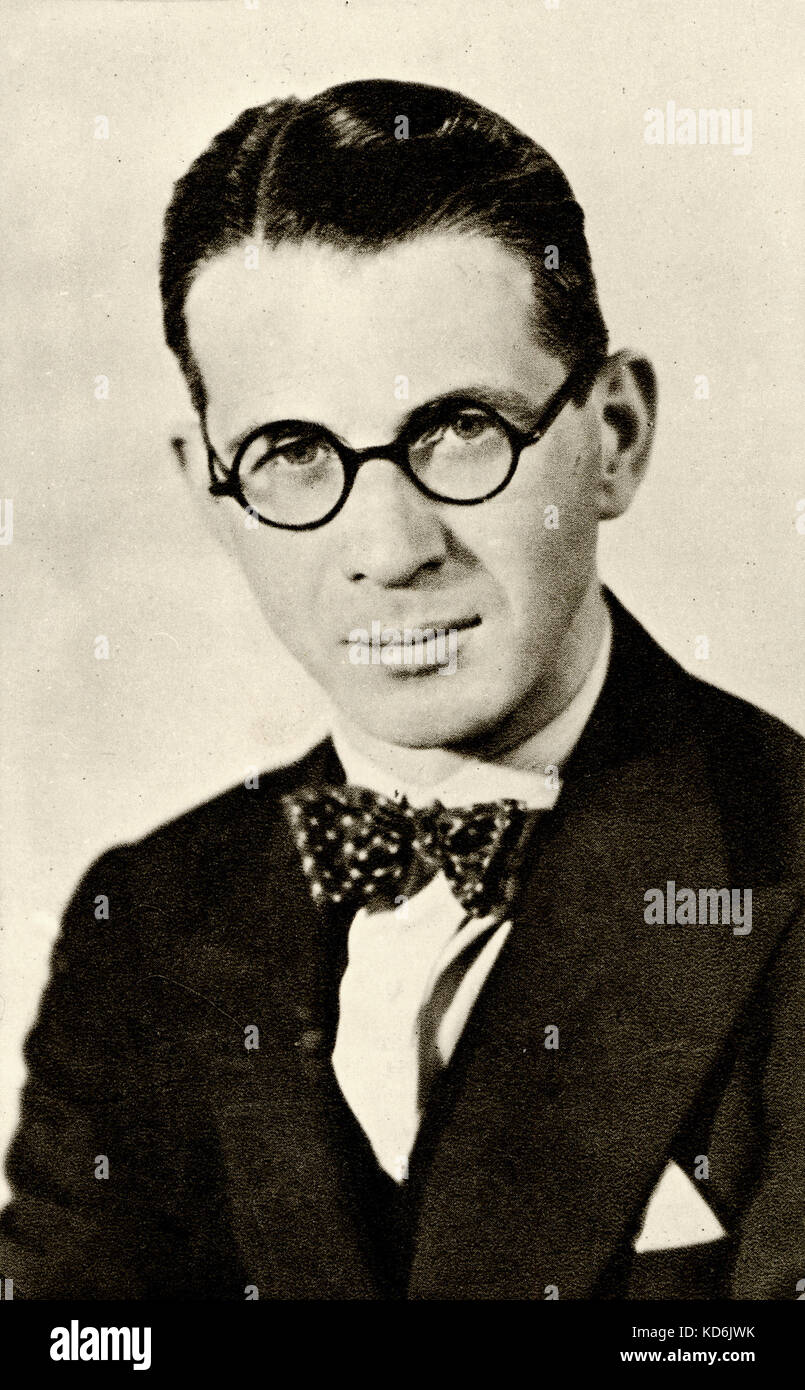 Henry Hall, leader of Radio bands in the 1930s. America USA Stock Photo ...