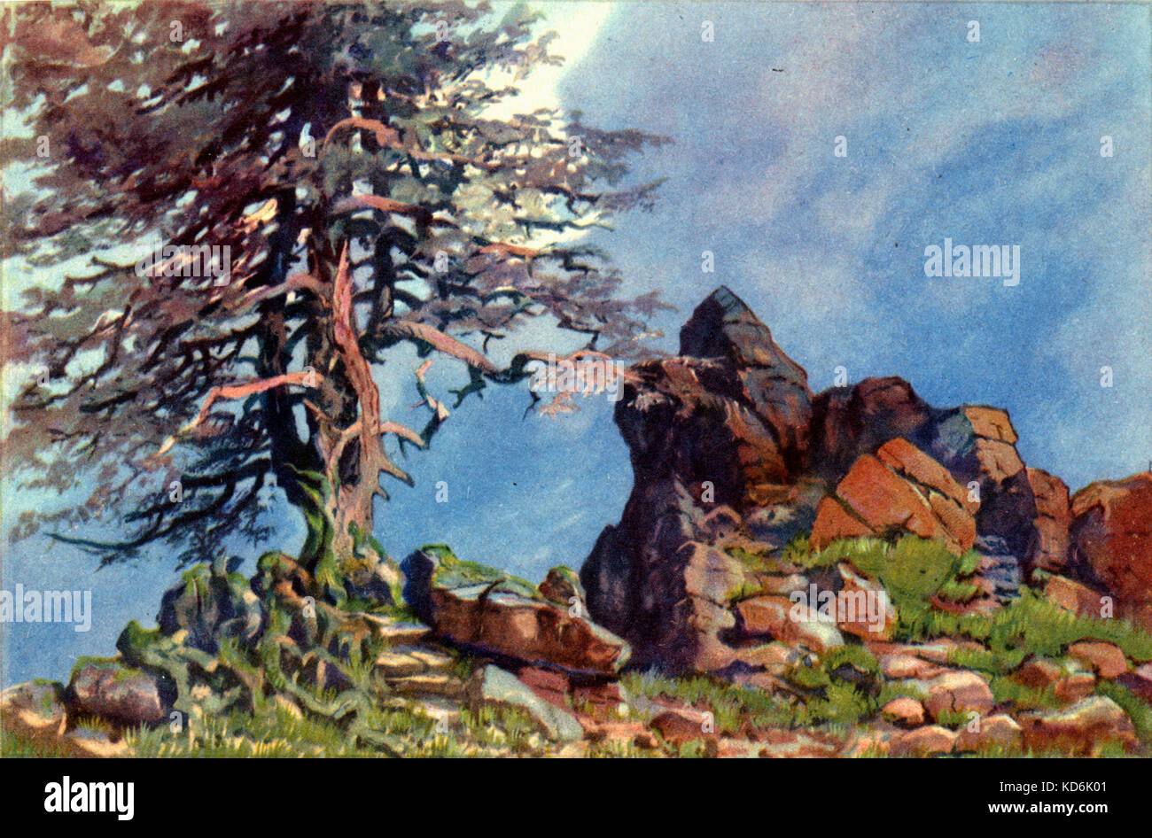 Set design for Wagner's opera 'Walküre' (The Valkyrie) by Von Hans ...