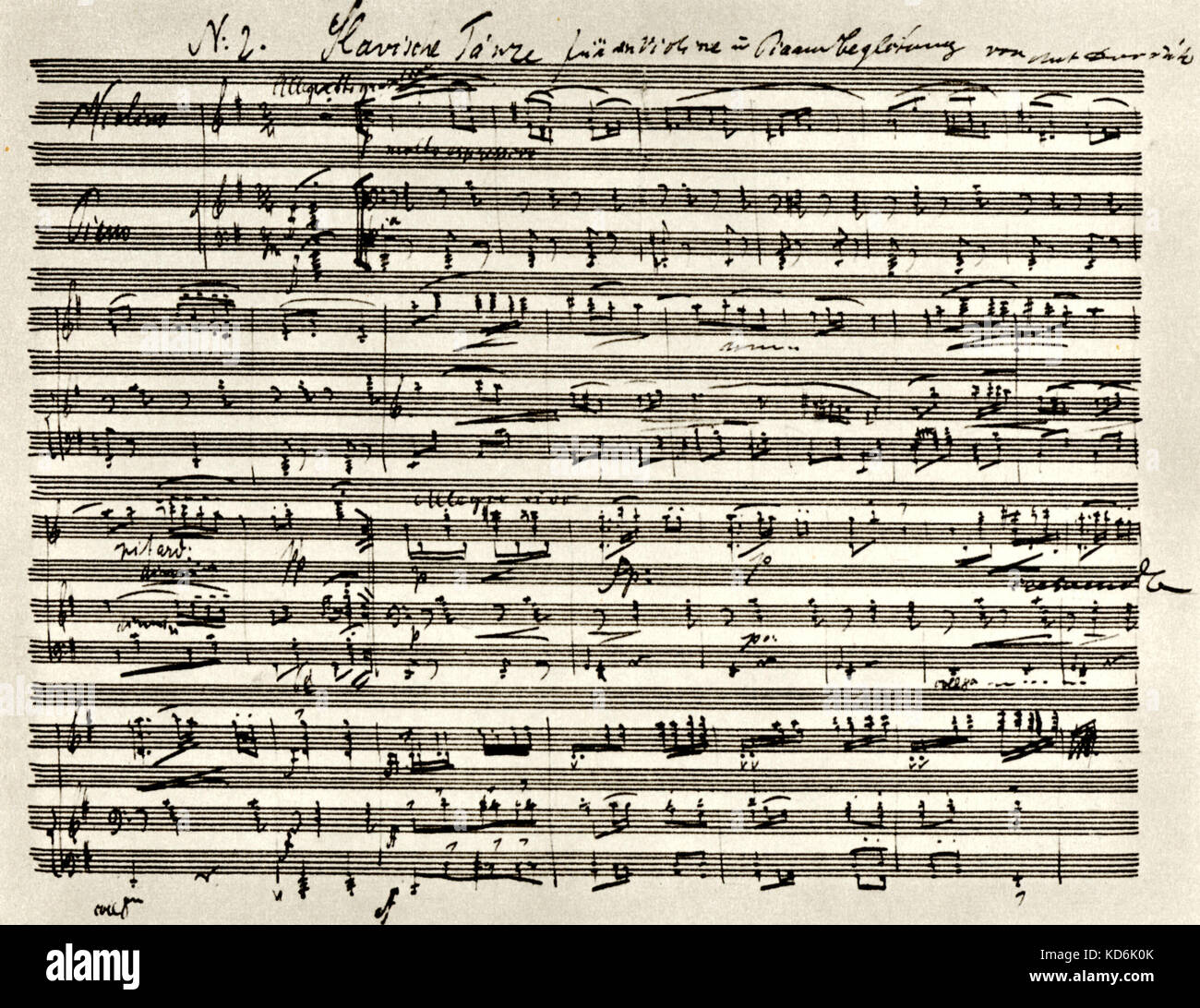 Dvorák's 'Slavonic Dances' (no.2): arrangement for violin and piano, in ...