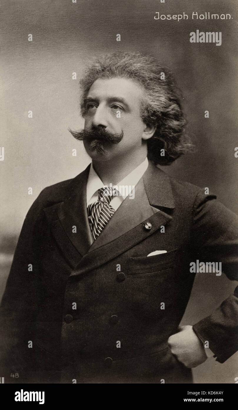 Joseph Hollman Dutch cellist, 1852-1927. Photographic postcard ...