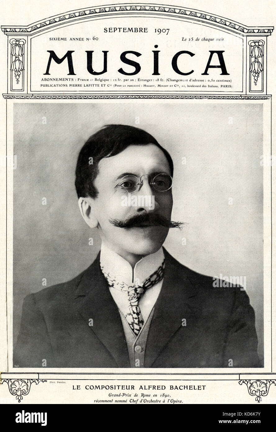 Early20thcent portrait france francais classical music hi-res stock ...