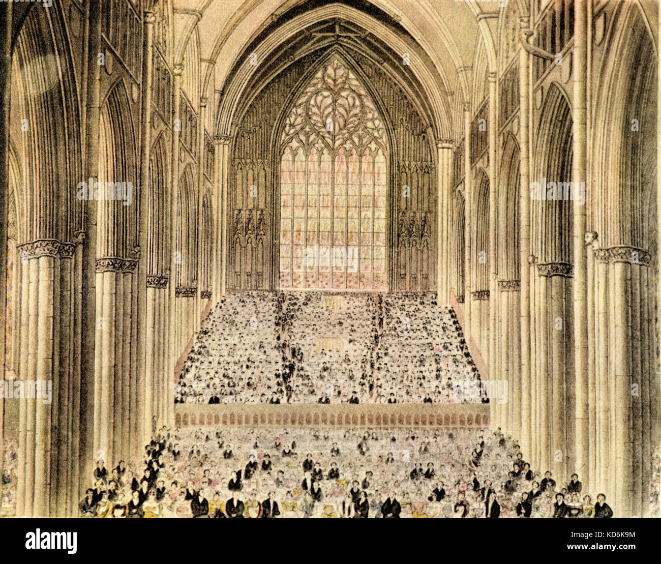 18thcentury baroque choir 19thcentury classical music hi-res stock ...