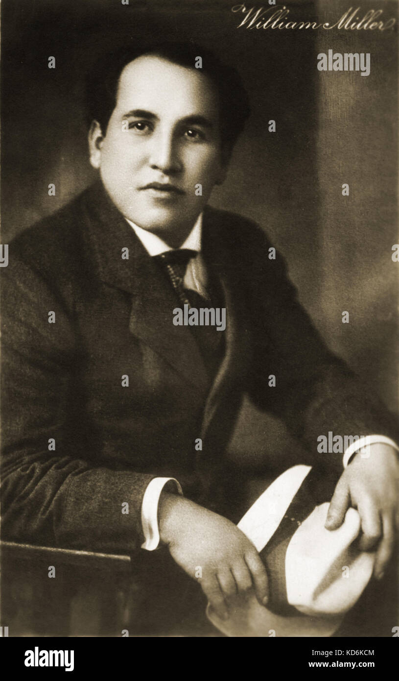 William Miller, opera singer Stock Photo - Alamy