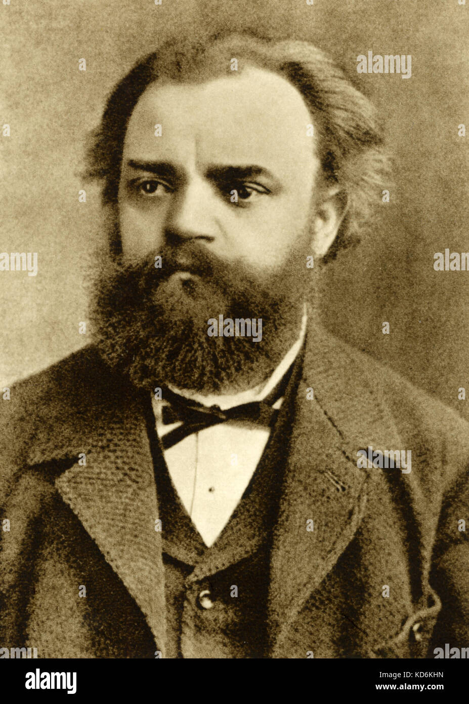 Antonin Dvorak portrait Czech composer, 8th September 1841- 1 st May ...