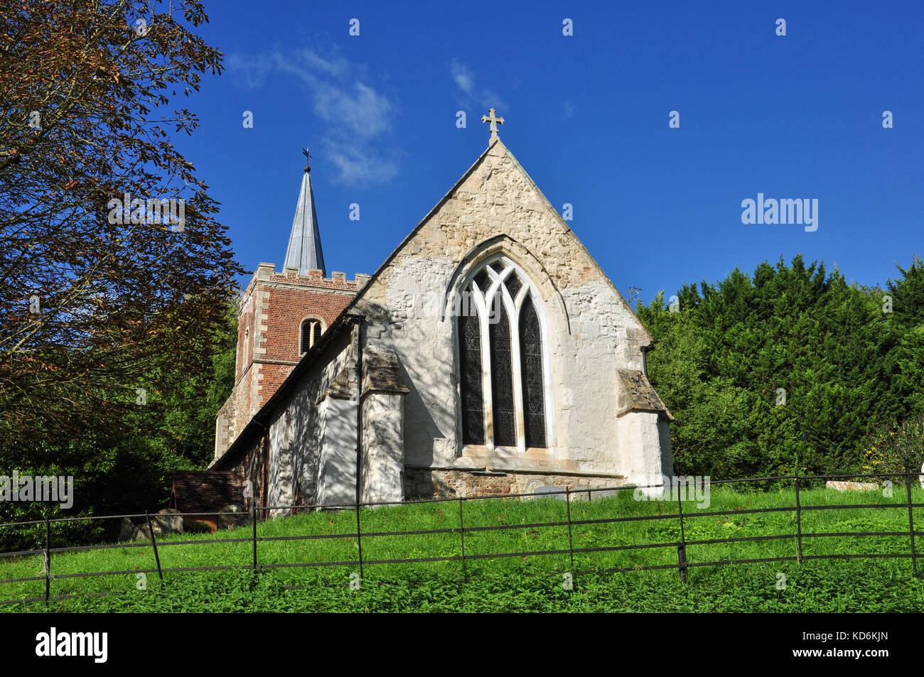 St Nicholas Church Arrington, Cambridgeshire, England, UK Stock Photo ...