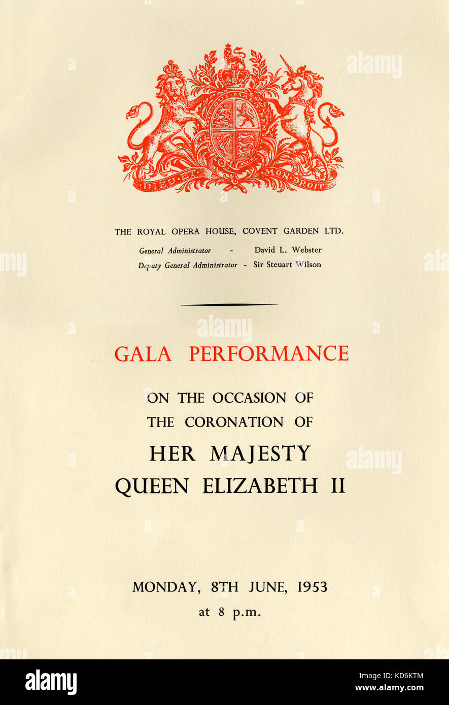 Queen elizabeth ii coronation 1953 hi-res stock photography and images ...