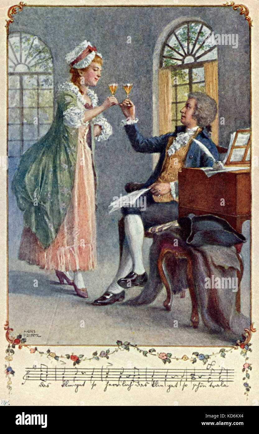 Wolfgang amadeus work hi-res stock photography and images - Alamy