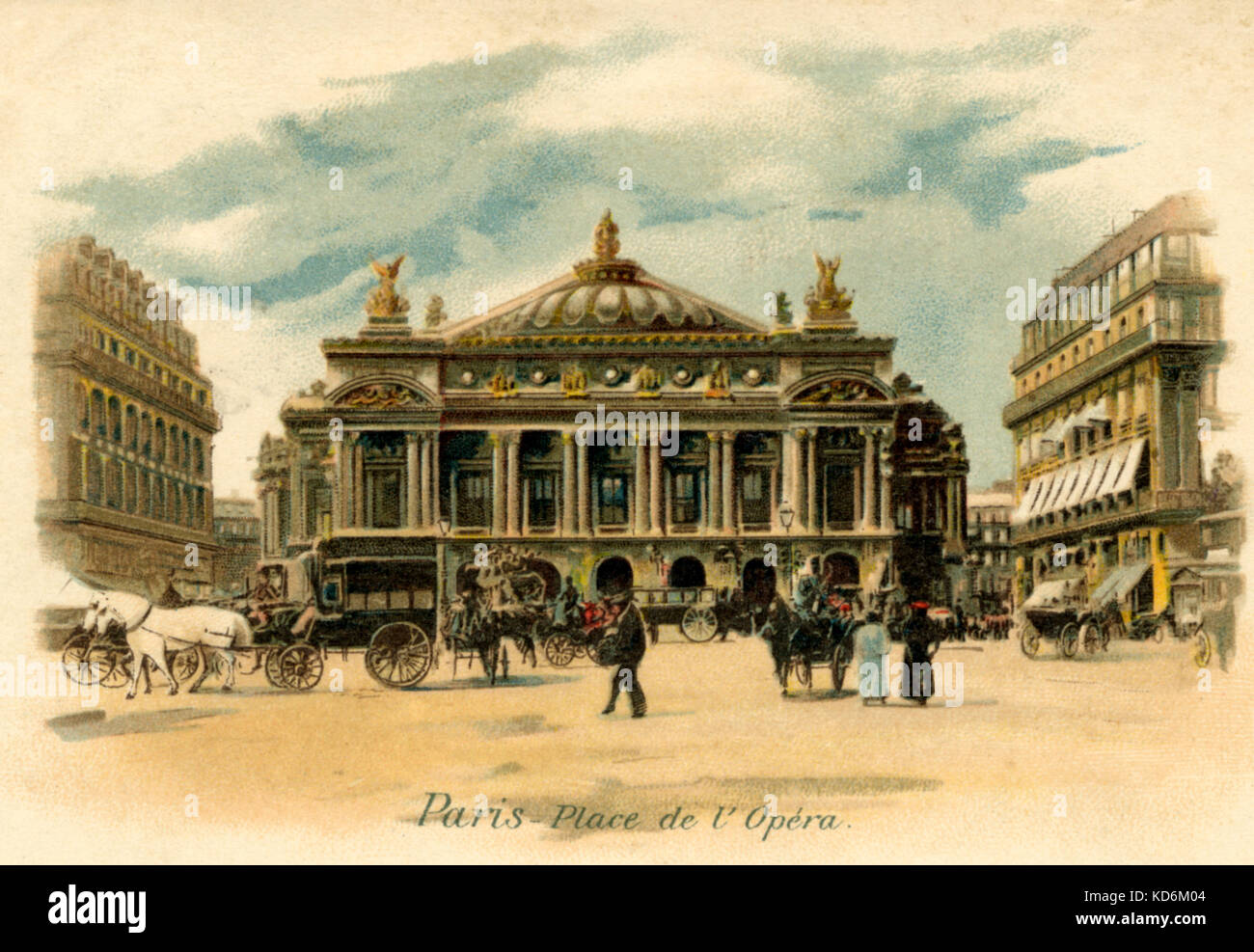 Paris Opera House ( Opéra Garnier) , late 19th/early 20th century ...