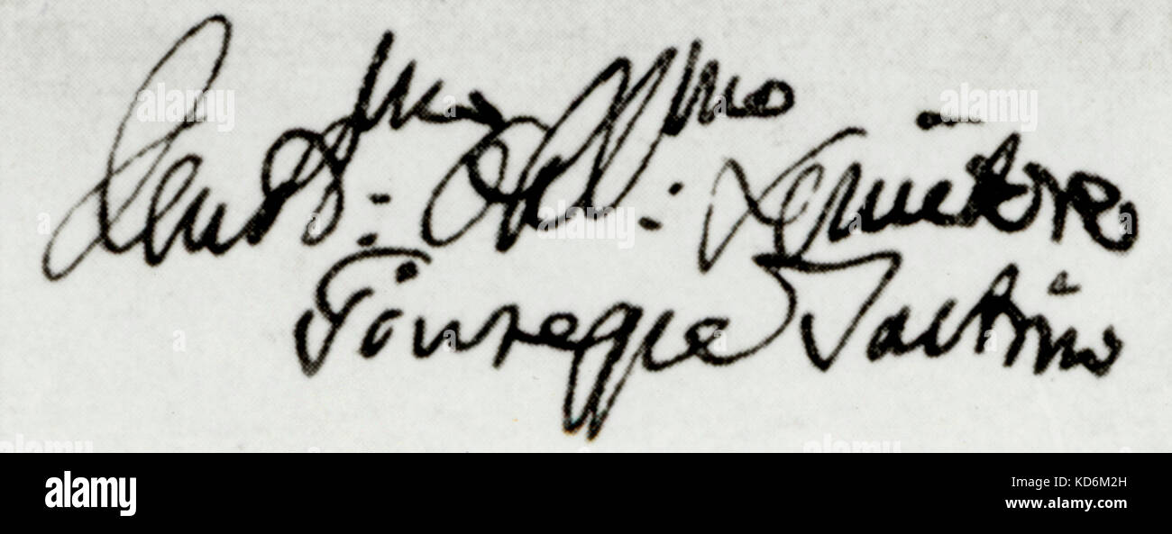 Giuseppe Tartini's signature from letter sent in 1741. Italian ...
