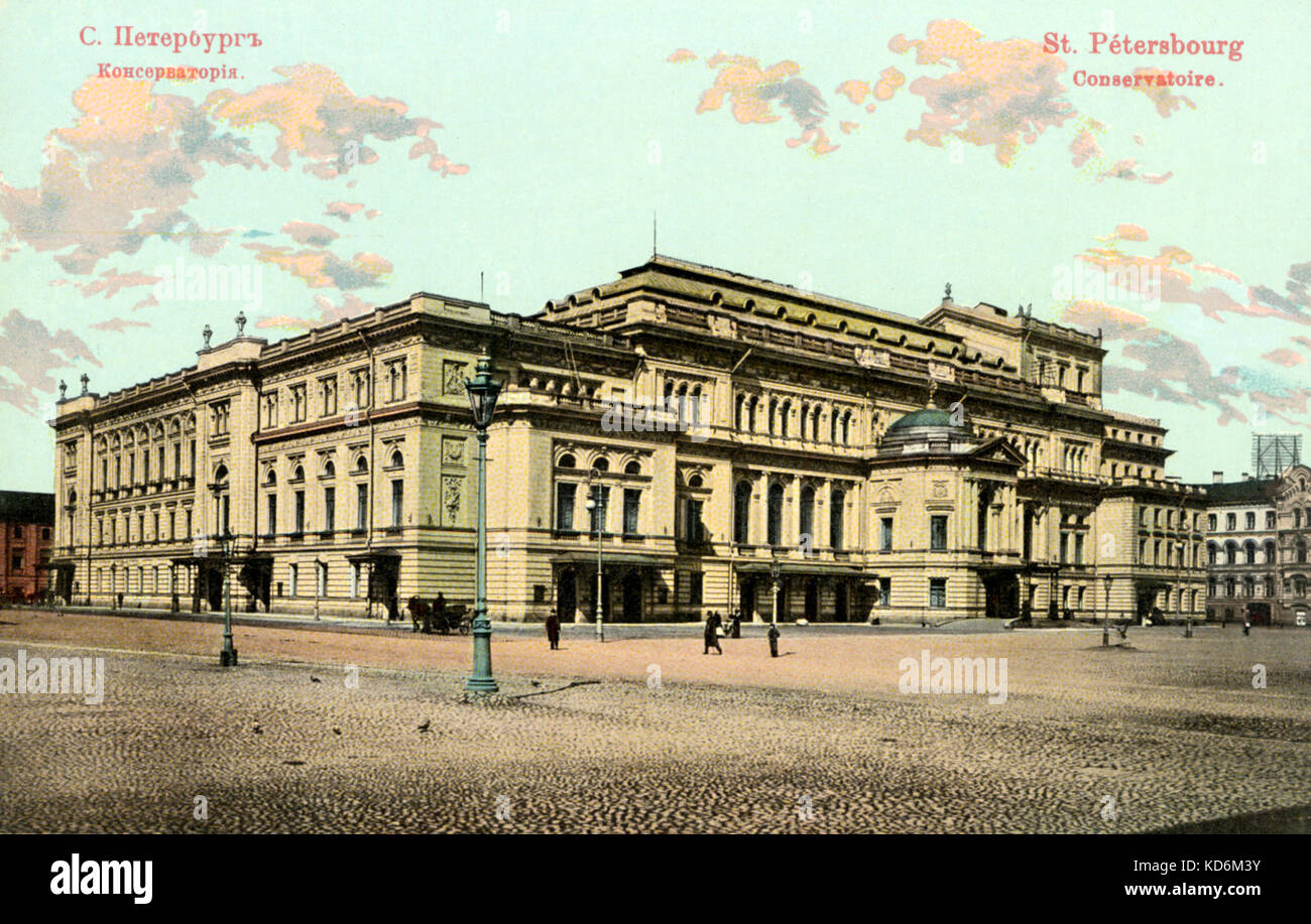 St Petersburg Music Conservatory in Russia - Rimsky-Korsakov taught there. Buildin inaugurated ...