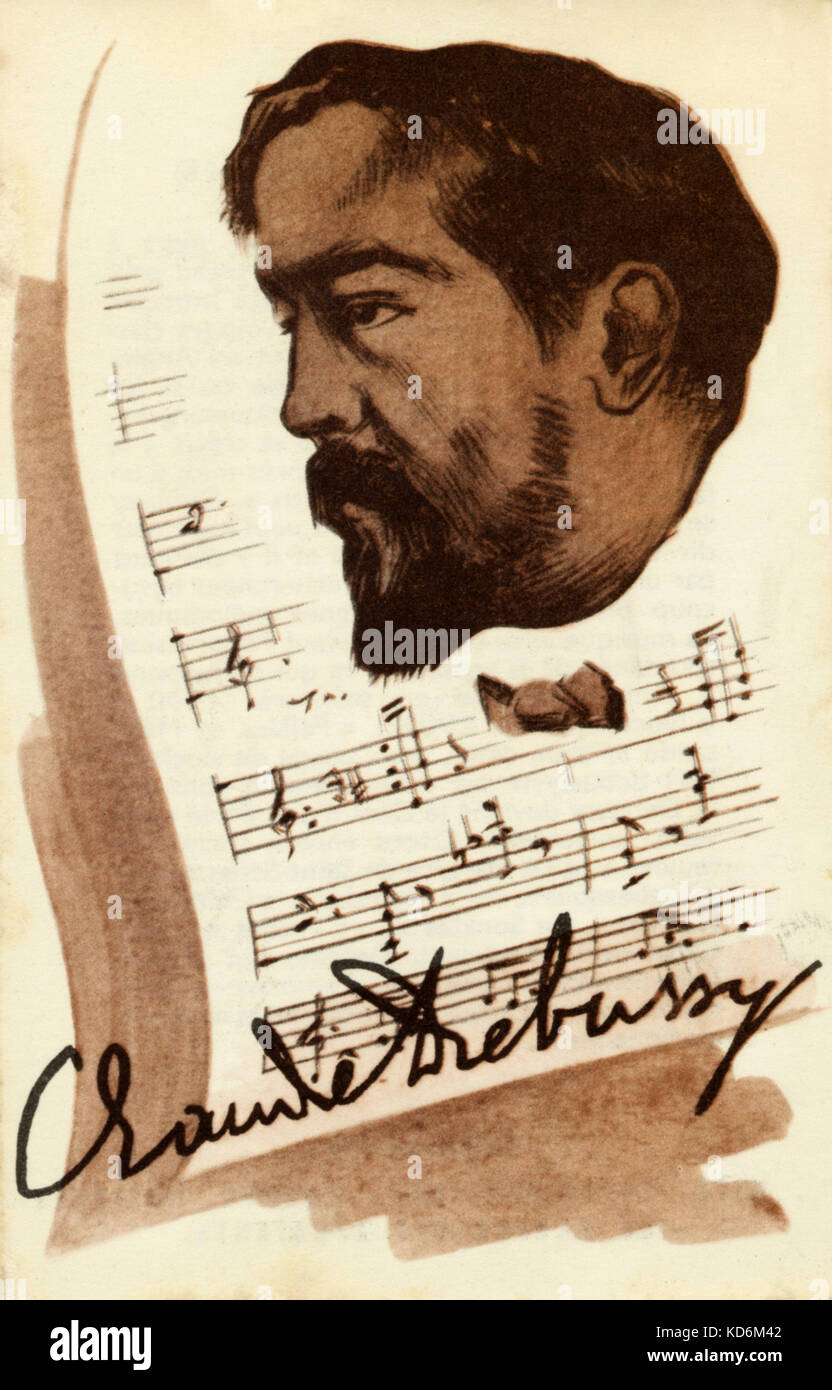 Claude Debussy, portrait. French composer 22 August 1862 - 25 March ...