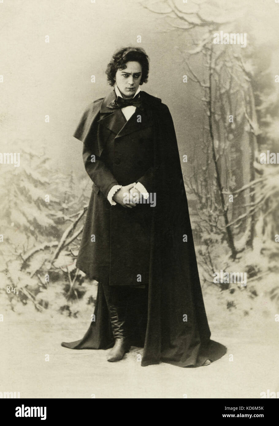 Leonid Sobinov - portrait in role as Lensky ( Lenski ) in Pyotr Illyich ...