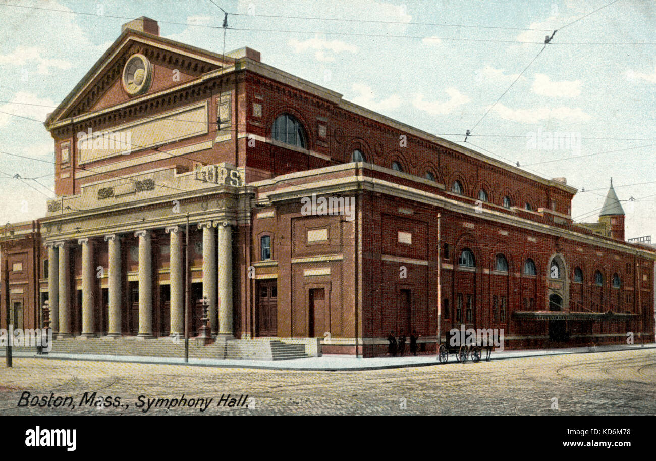 Symphony hall boston exterior hi-res stock photography and images - Alamy