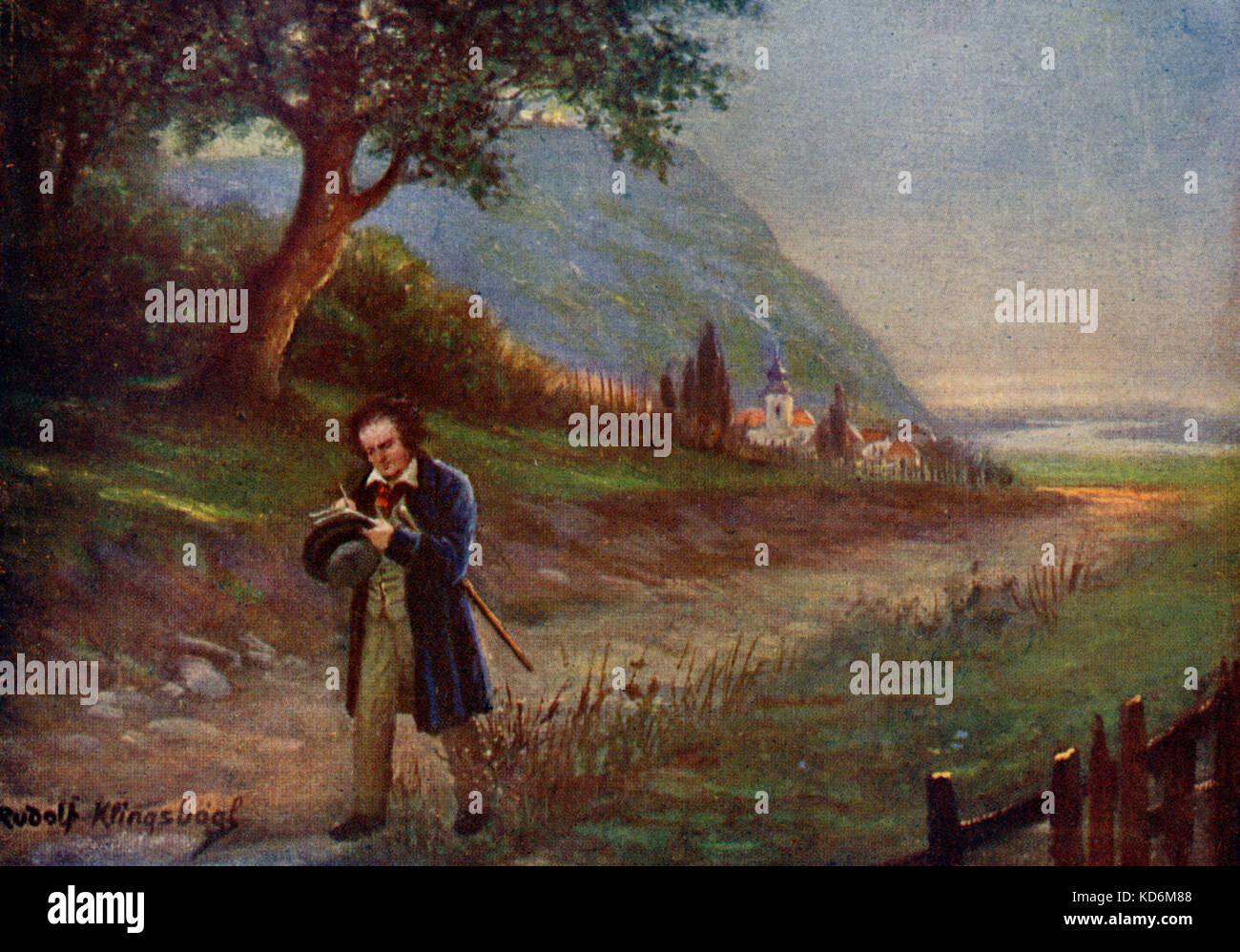 Portrait von ludwig van beethoven hi-res stock photography and images ...