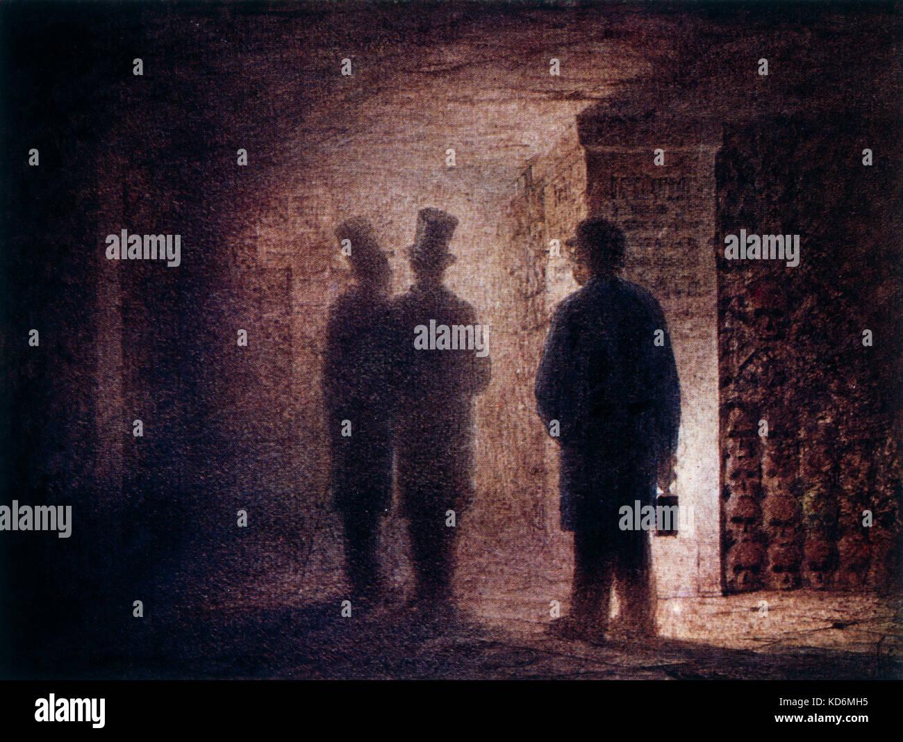 Victor Hartmann's painting of The Catacombs - Self portrait of the ...