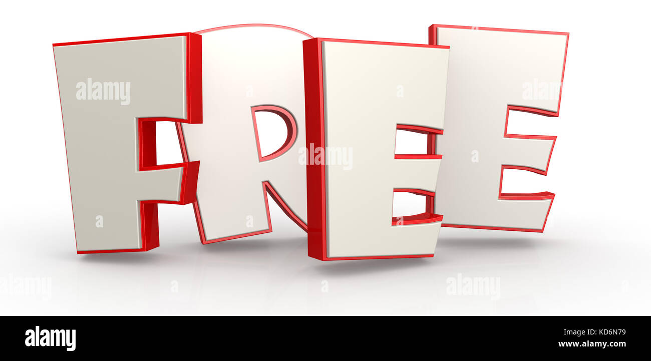 Free word with white background image with hi-res rendered artwork that ...