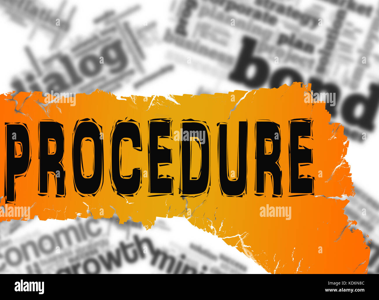 Word cloud with procedure word image with hi-res rendered artwork that ...