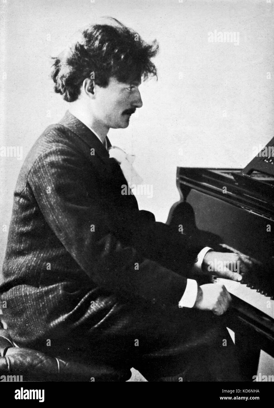 Ignacy jan paderewski 1860 1941 polish Black and White Stock Photos ...