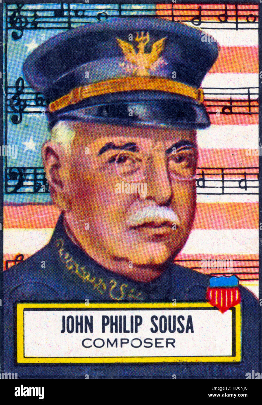 John Philip Sousa - portrait - American bandmaster and composer - 6 ...