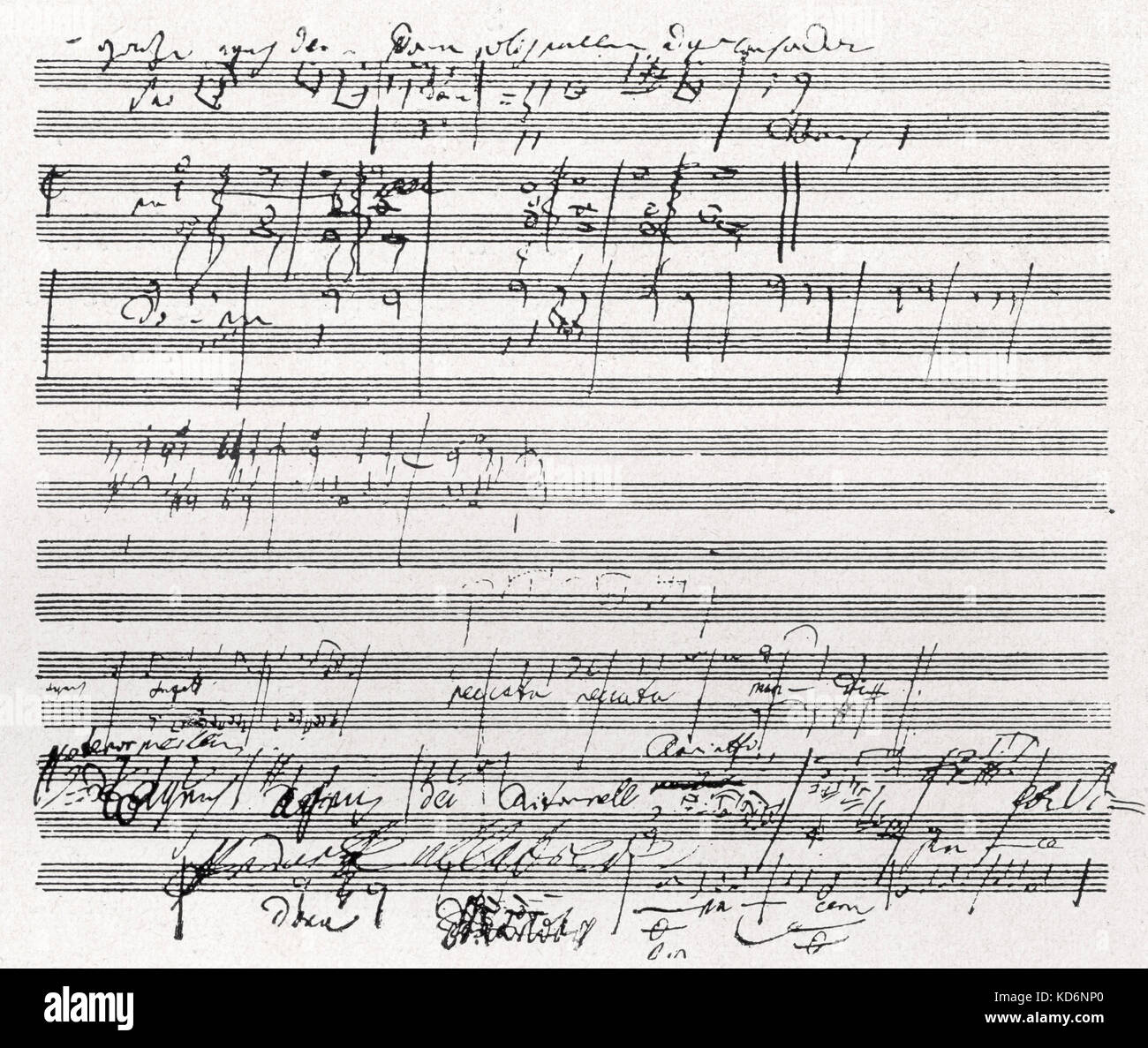 Missa Solemnis - Ludwig van Beethoven's handwritten score, manuscript ...