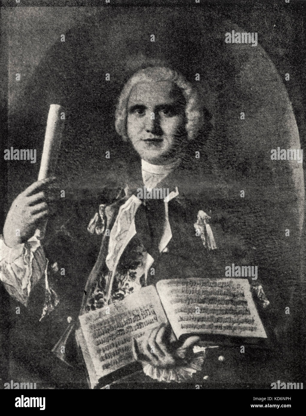 Giacomo Puccini (1712 - 1781), portrait. The first of the Puccini ...