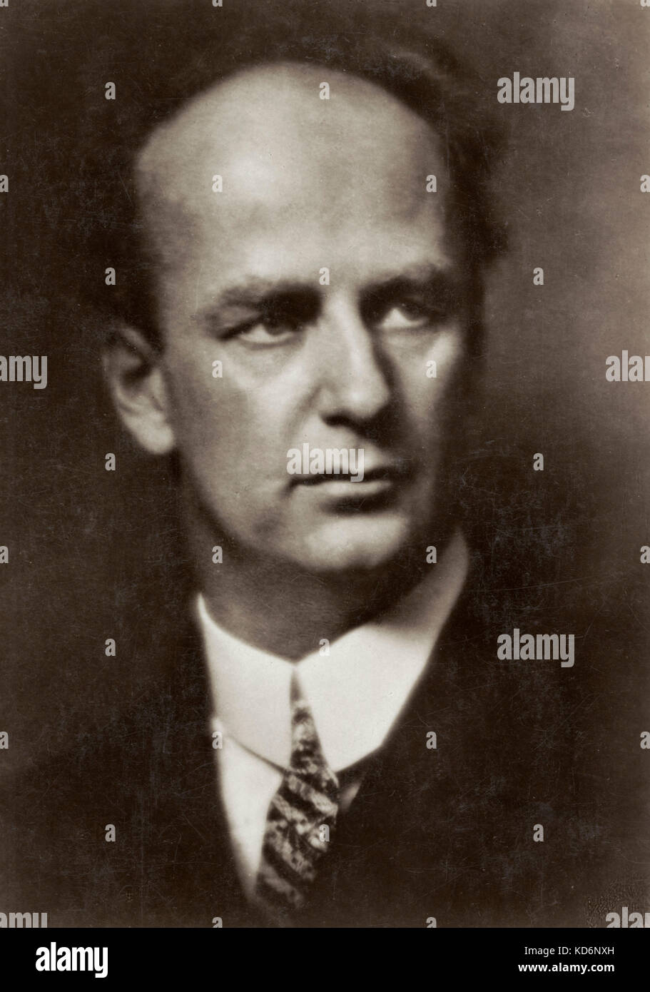 Wilhelm Furtwangler - portrait of the German conductor and composer. 25 ...