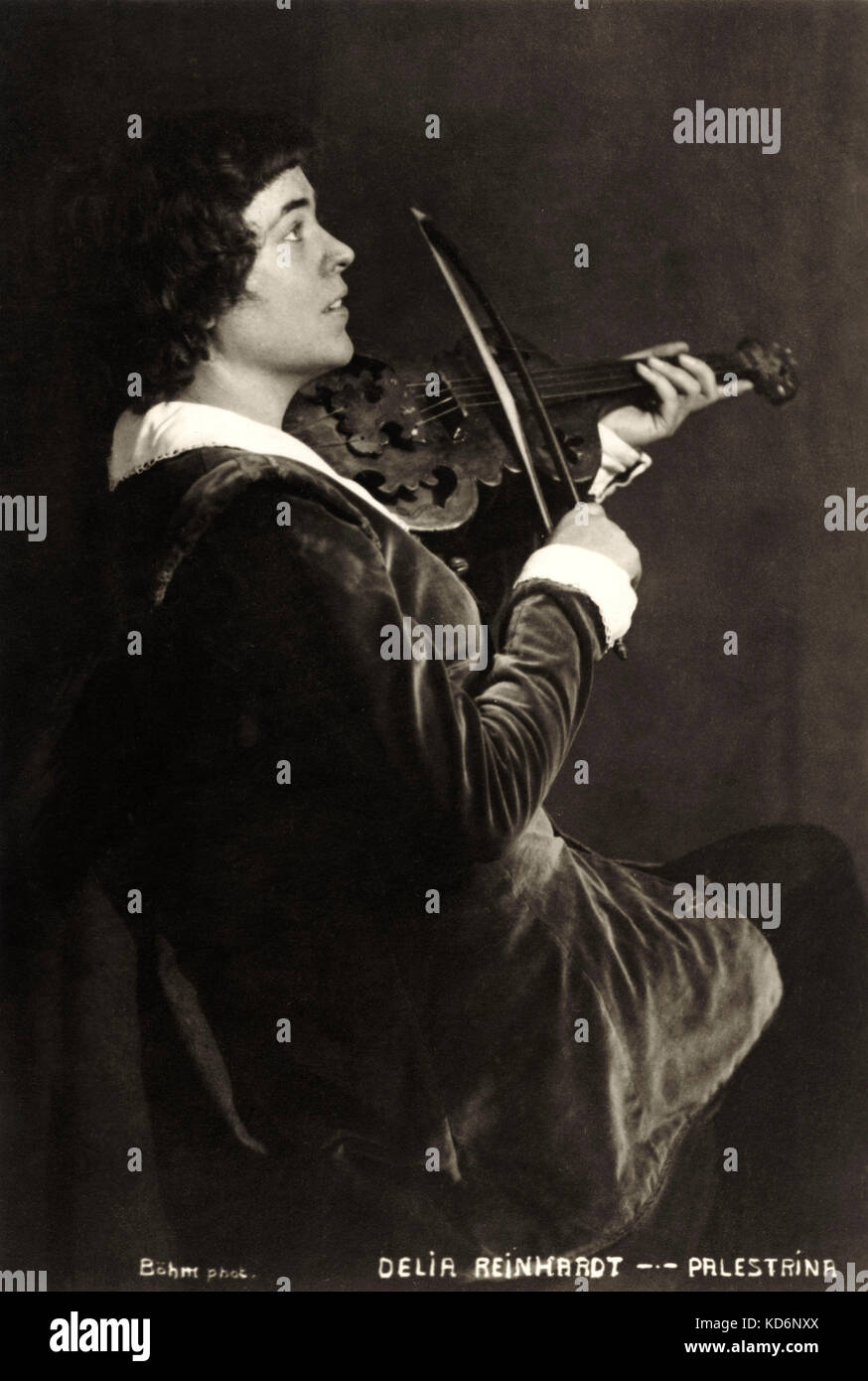 Delia Reinhardt - portrait of the German opera singer in the role of ...