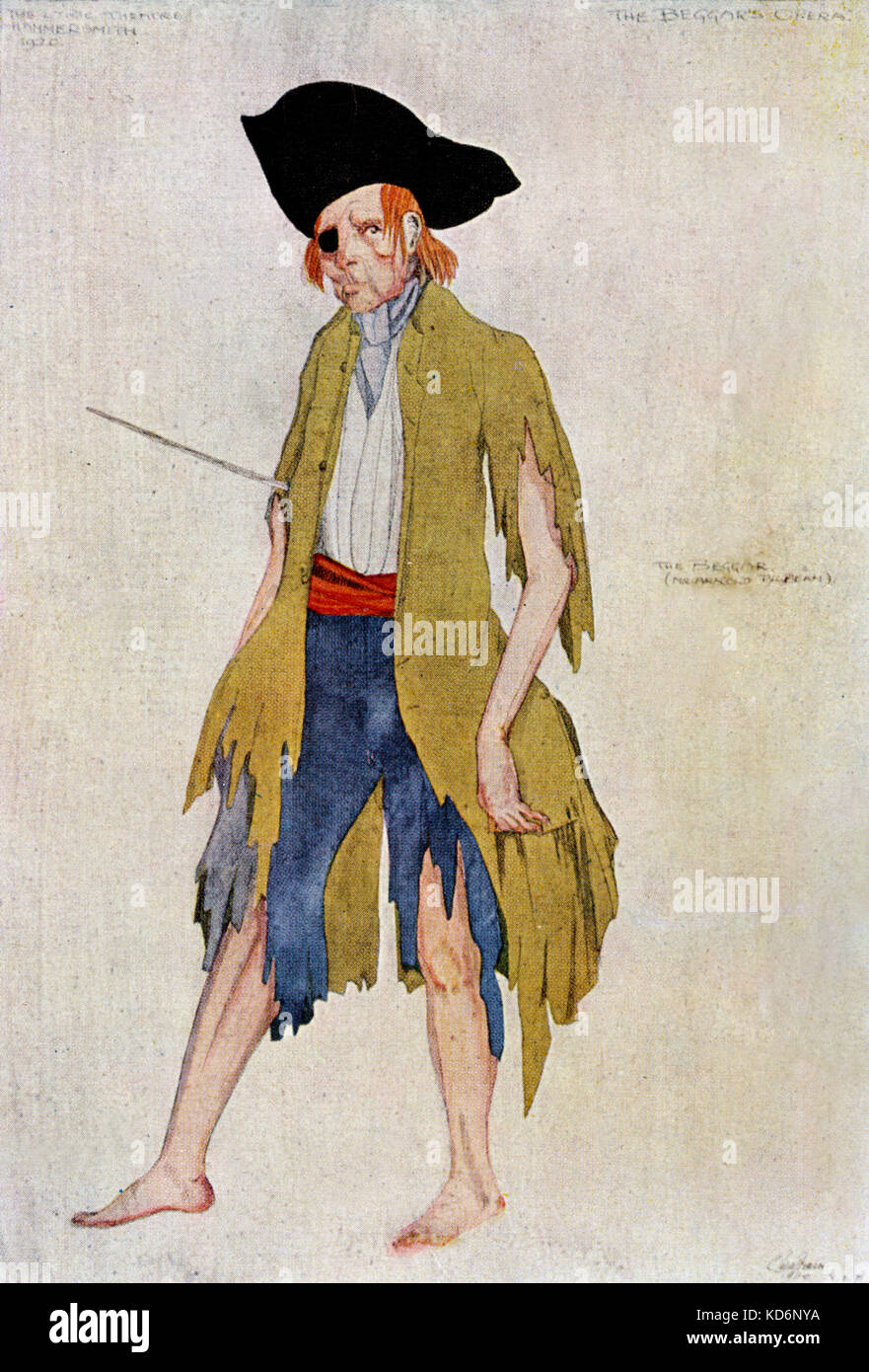John GAY - THE BEGGAR'S OPERA. Claud Lovat Frasier as the Beggar. Gay ...