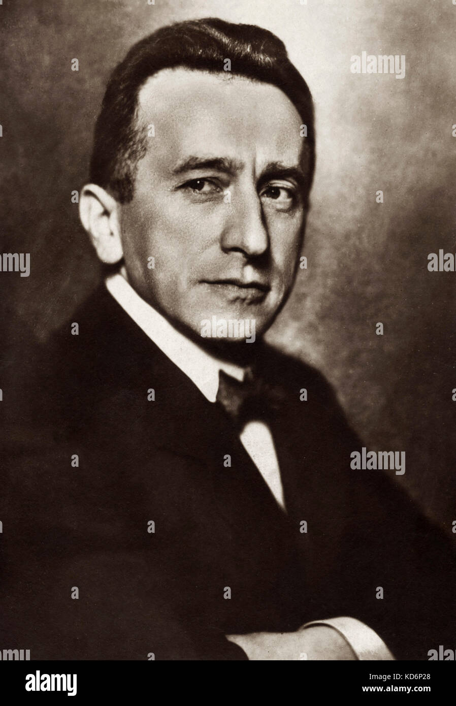 Leo Blech - portrait photograph postcard. German opera conductor and ...