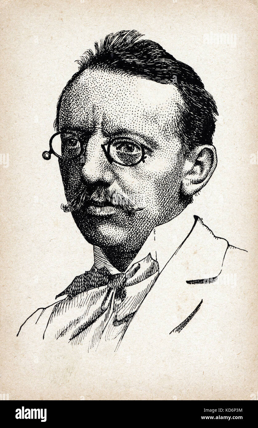 Vitezslav Novak - portrait of the Czech composer and teacher. 5 ...