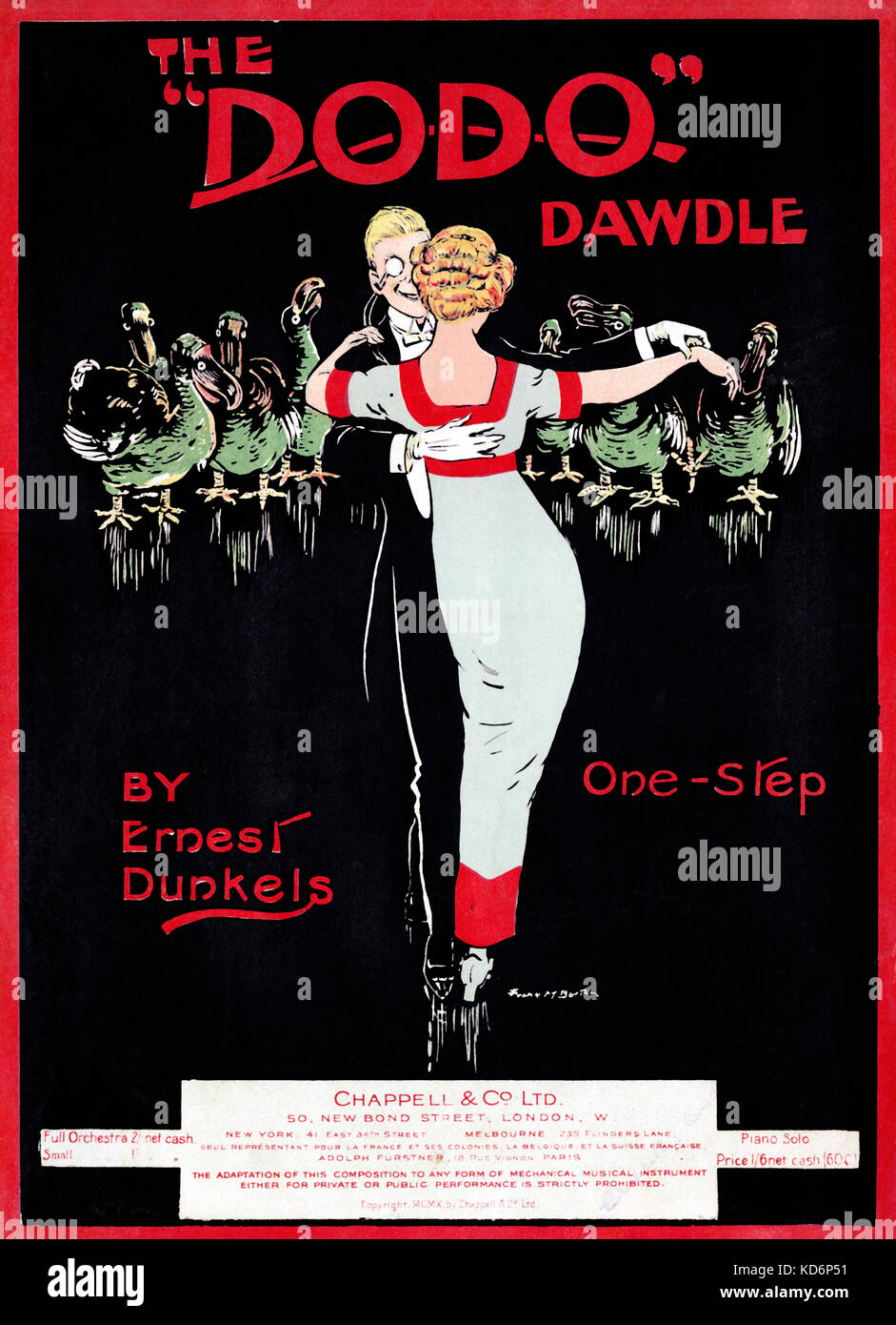 Score cover for 'The Dodo Dawdle'. Sheet music. One step by Ernest ...