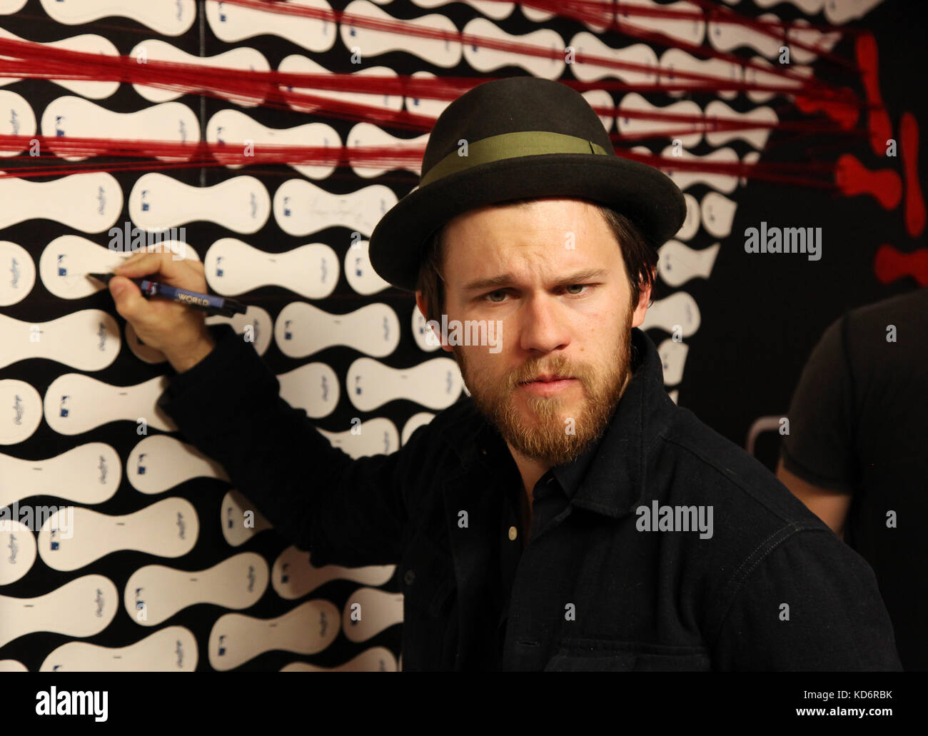 13 April 2012 - New York , NY - The Fray pictured at the MLB Fan Cave ...