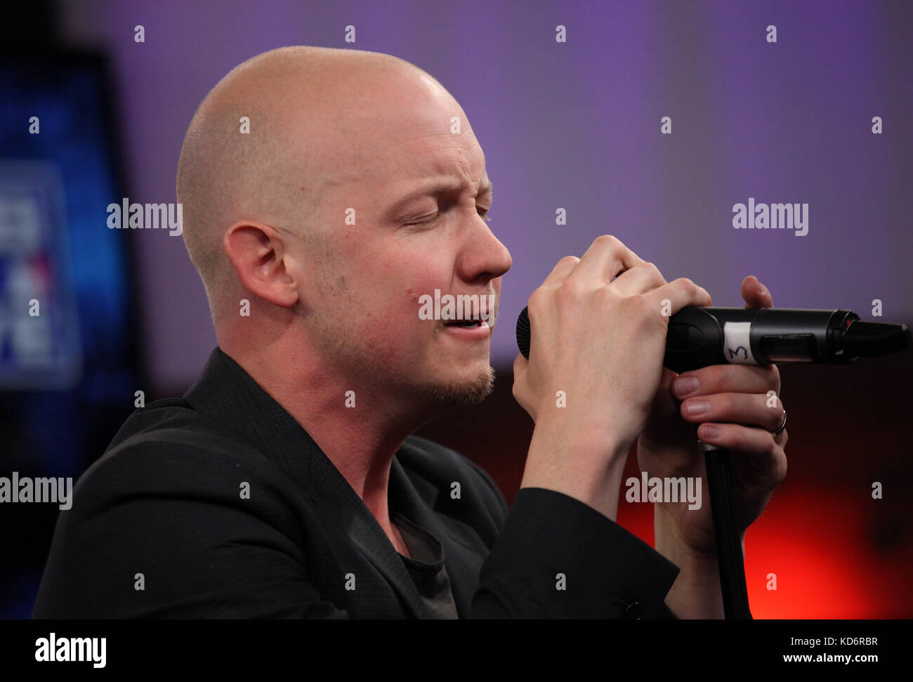 13 April 2012 - New York , NY - The Fray pictured at the MLB Fan Cave ...