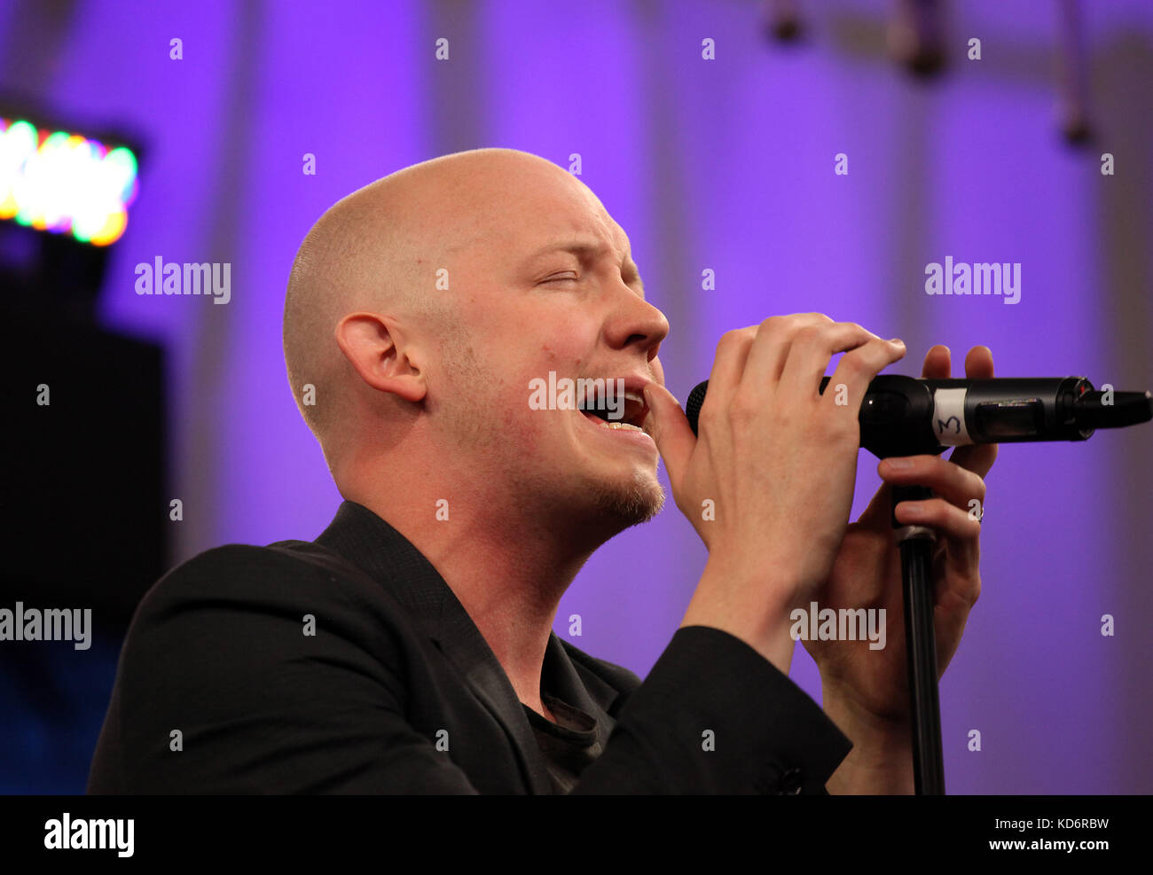 13 April 2012 - New York , NY - The Fray pictured at the MLB Fan Cave ...