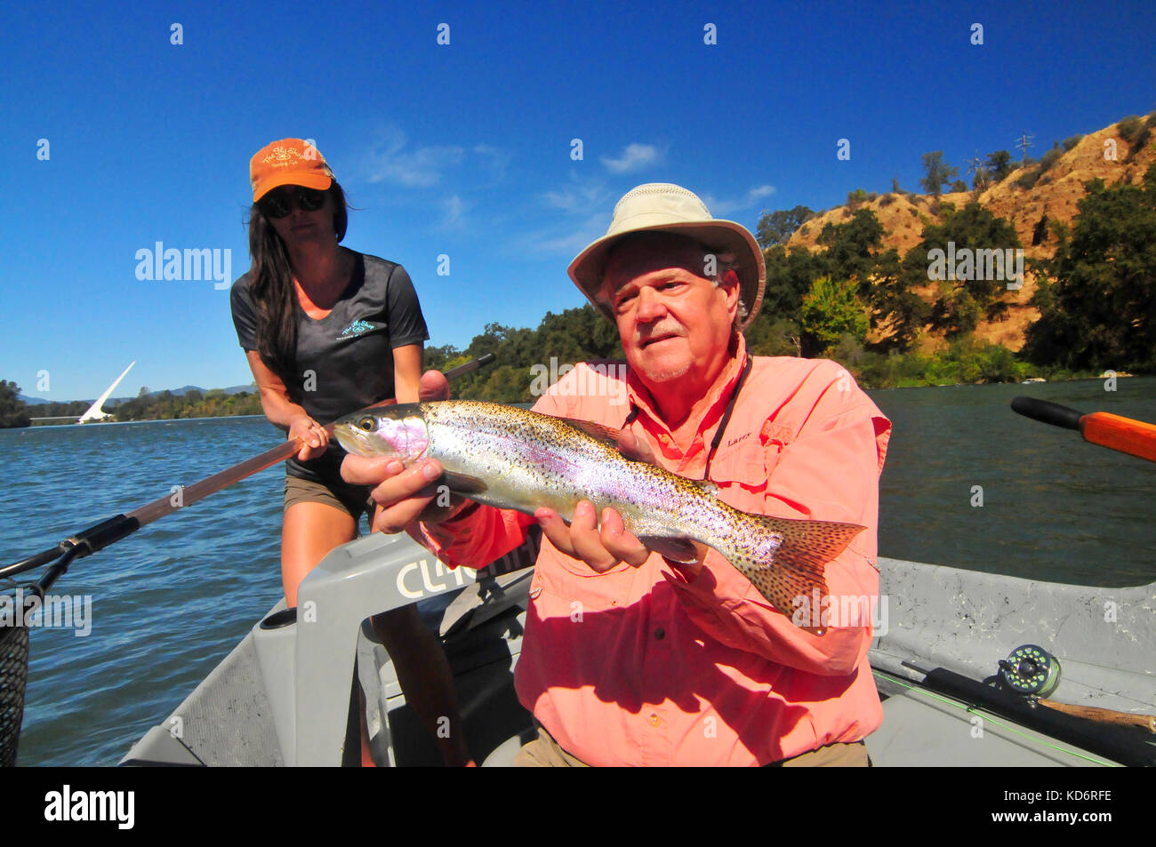 Drift boats are launched in Redding for a trout fishing float down the ...