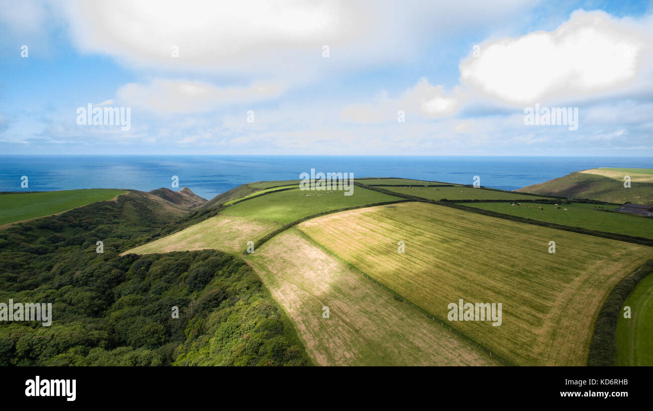 Cornwall By Drone Stock Photo - Alamy