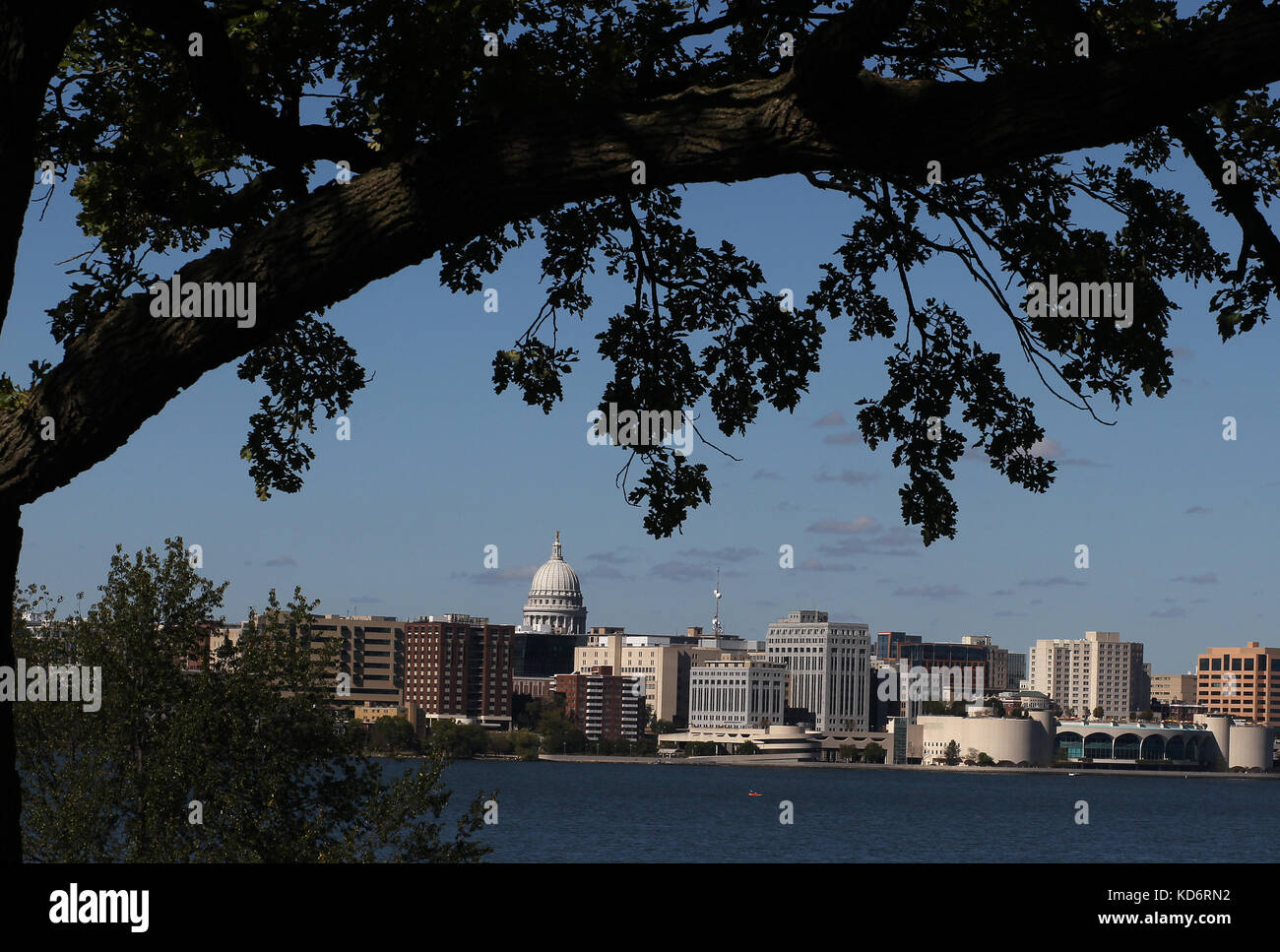 Madison, Wisconsin and the State Capital Building Stock Photo - Alamy