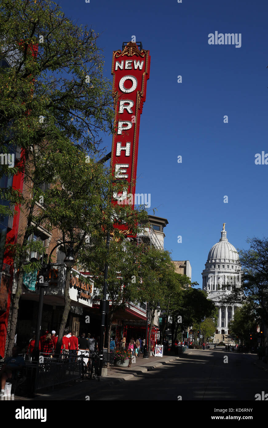 Madison, Wisconsin and the State Capital Building Stock Photo - Alamy