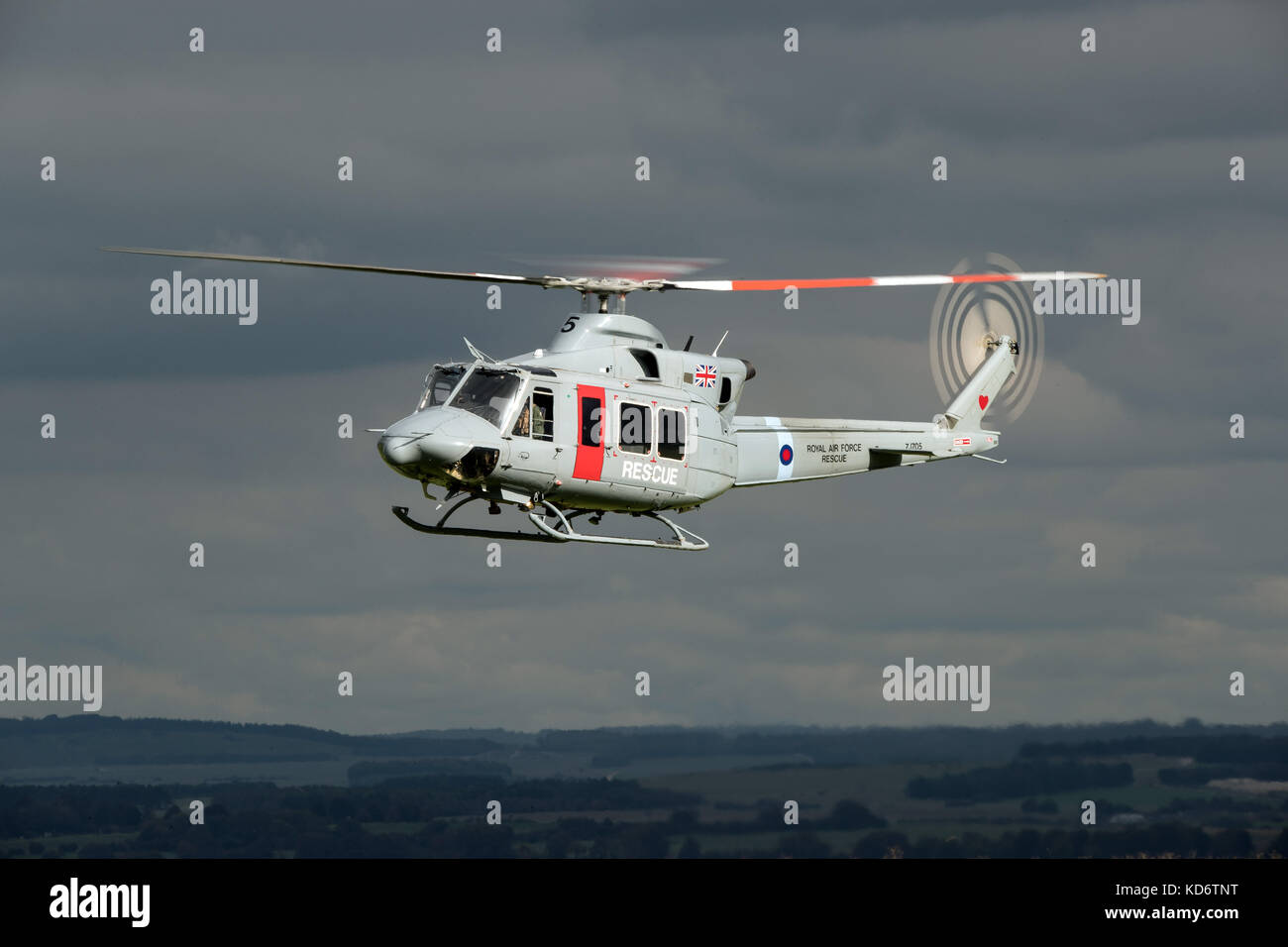 ZJ705 Bell 412 Griffin HAR.2 Helicopter Stock Photo - Alamy