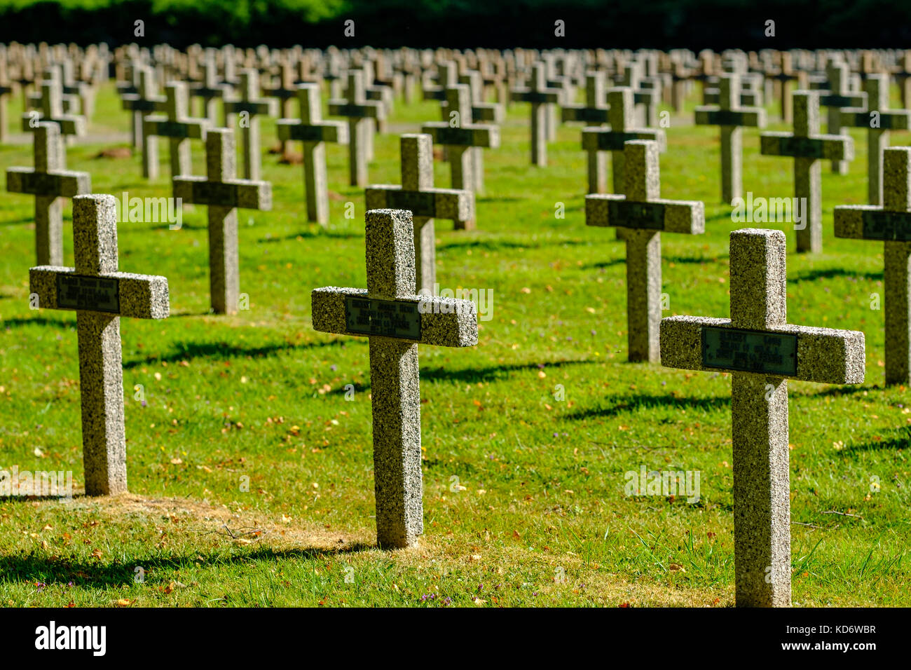 Ww1 cemetery crosses hi-res stock photography and images - Alamy
