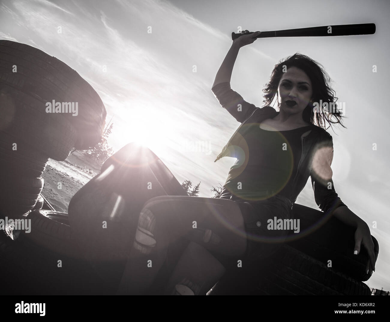 Disheveled woman hi-res stock photography and images - Alamy