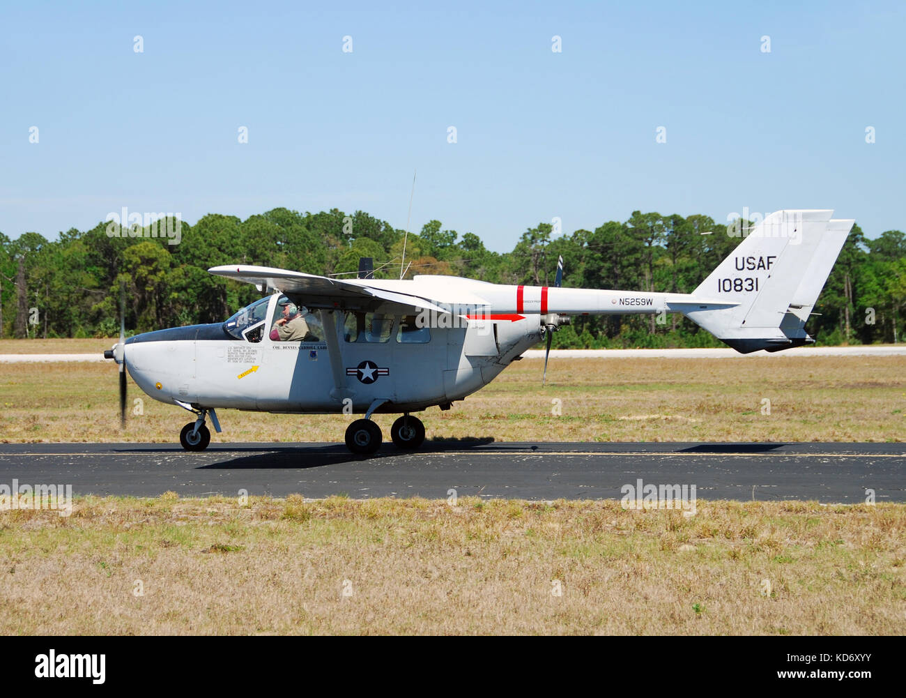 Titusville, USA - March 17, 2007: Vietnam War era Cessna O-2A Skymaster ...